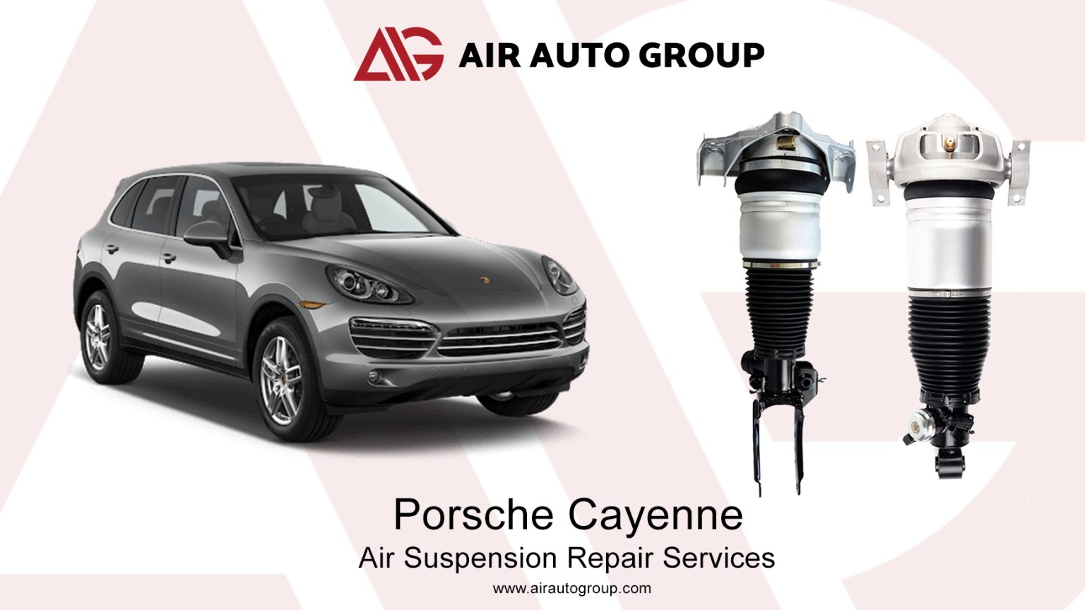 Where the air suspension compressor on a Porsche Cayenne is located ...